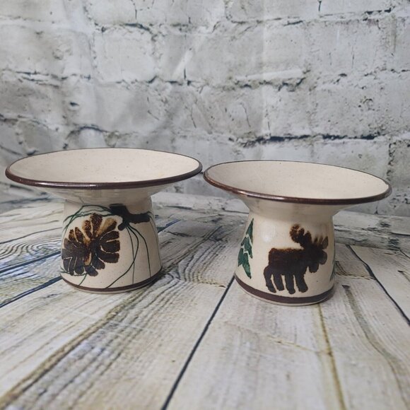 Polly Pottery | Accents | Polly Pottery Boulder Co Moose Pinecone ...